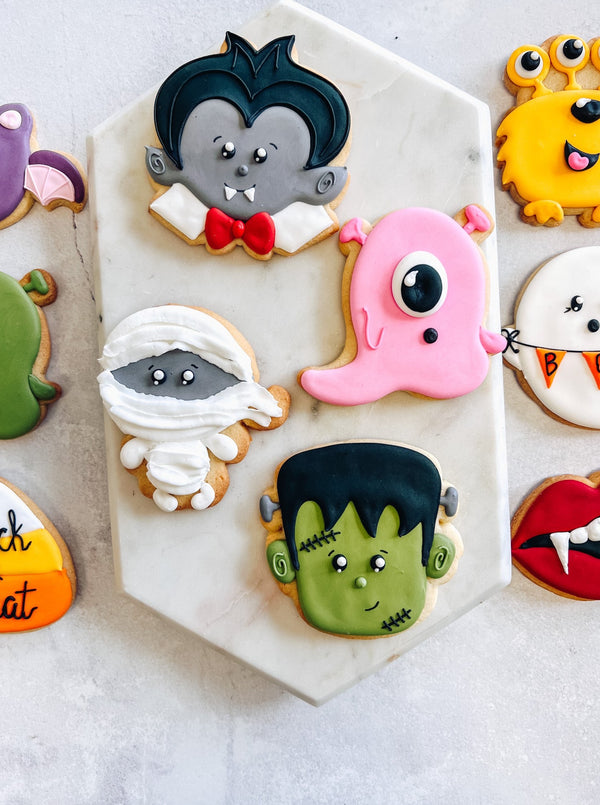 Monster Mash Halloween Cookie Set - Sticks and Scones Cakes